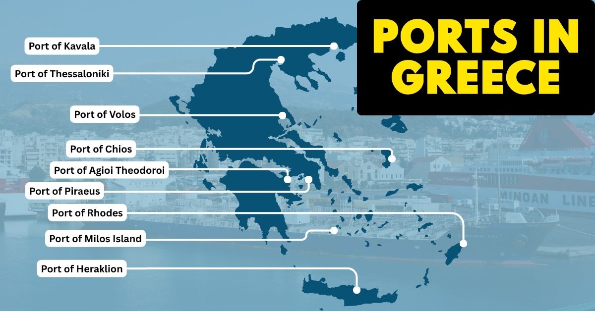 10 Major Ports Of Greece